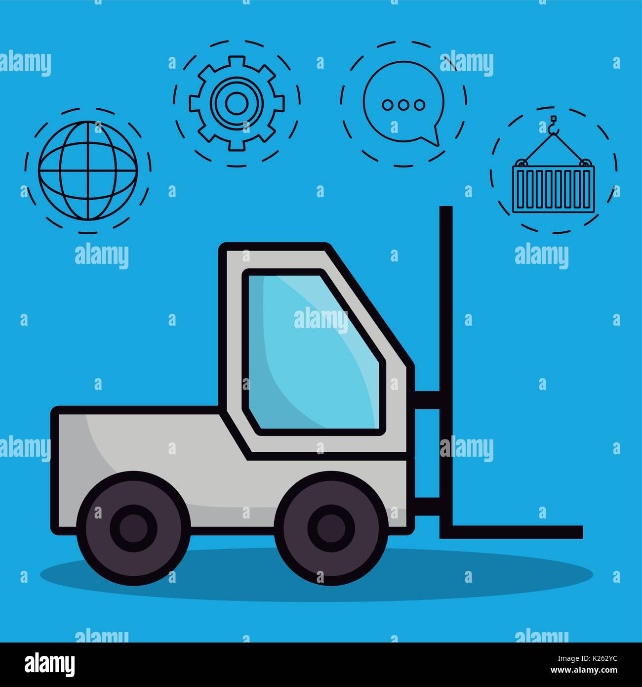 Shipping logistics design Stock Vector Image & Art - Alamy