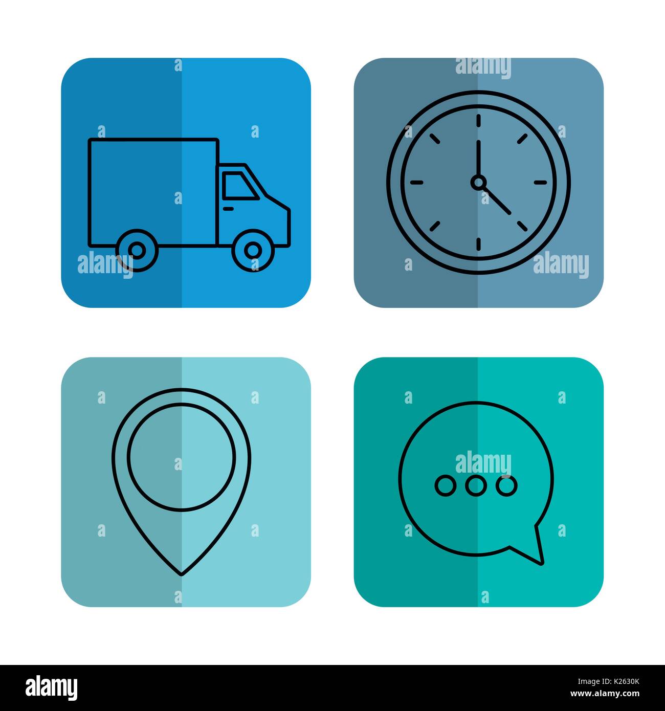 Shipping logistics design Stock Vector Image & Art - Alamy