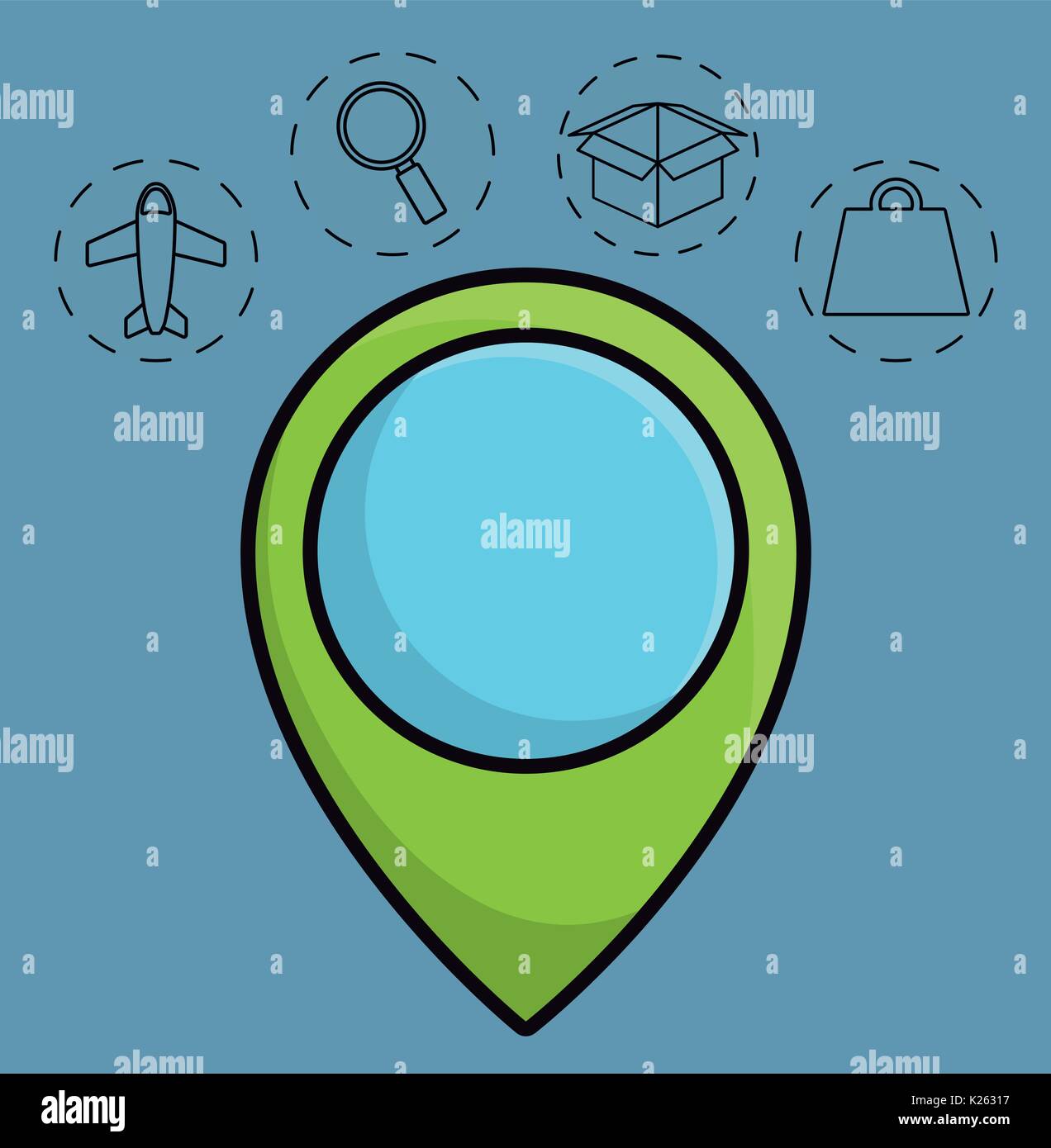 Shipping logistics design Stock Vector Image & Art - Alamy