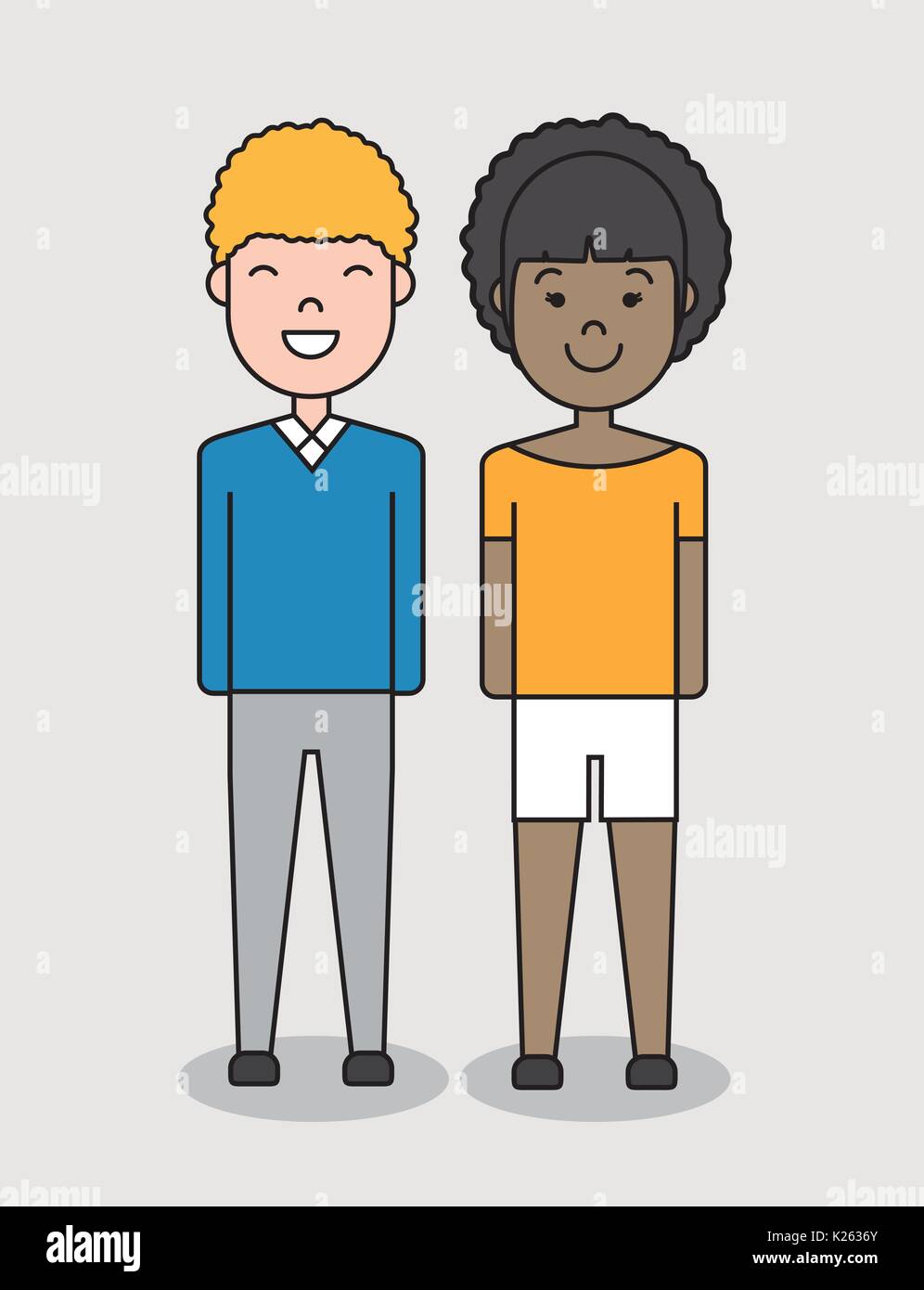 cartoon young people icon Stock Vector Image & Art - Alamy