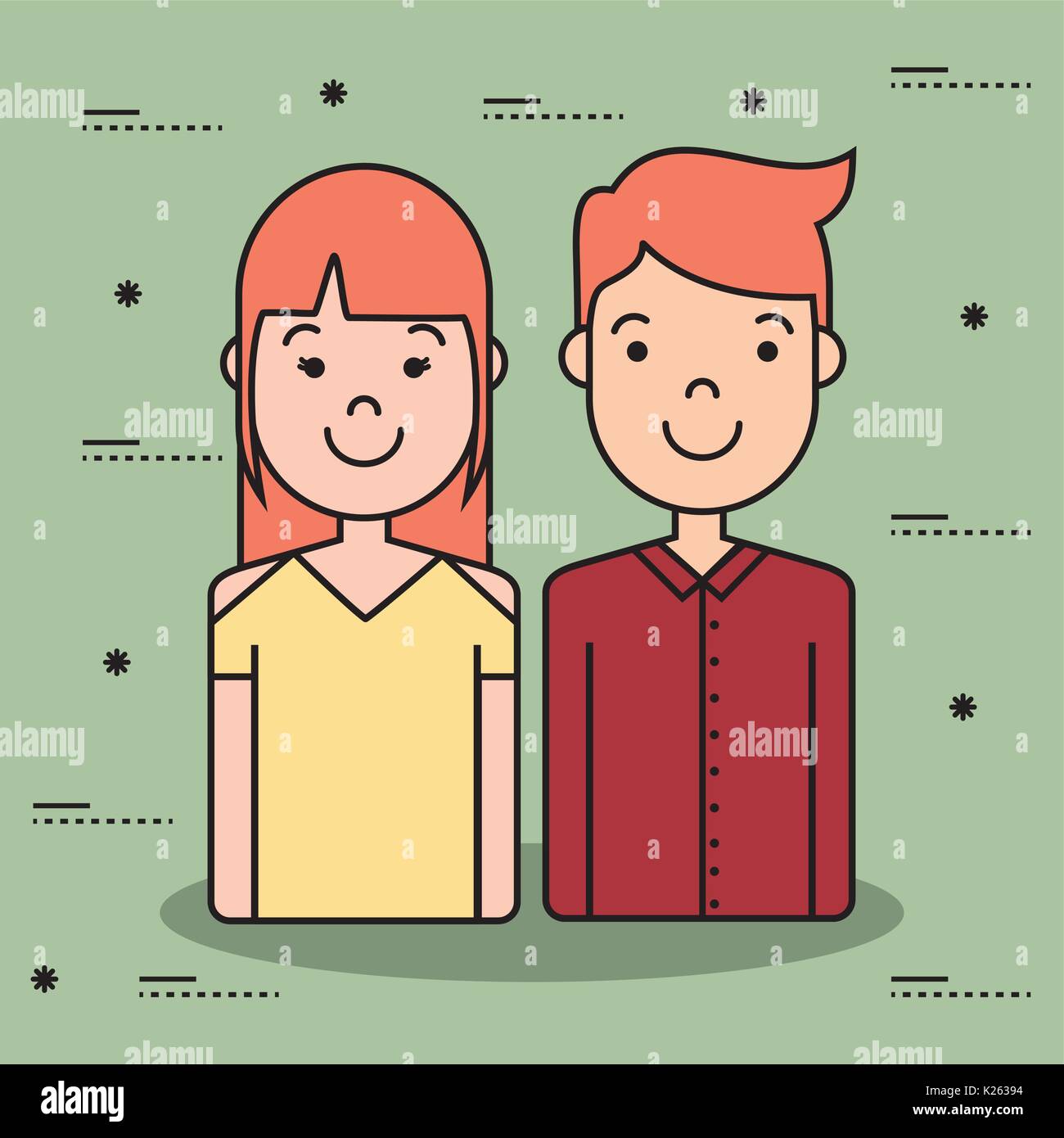 cartoon young people icon Stock Vector Image & Art - Alamy