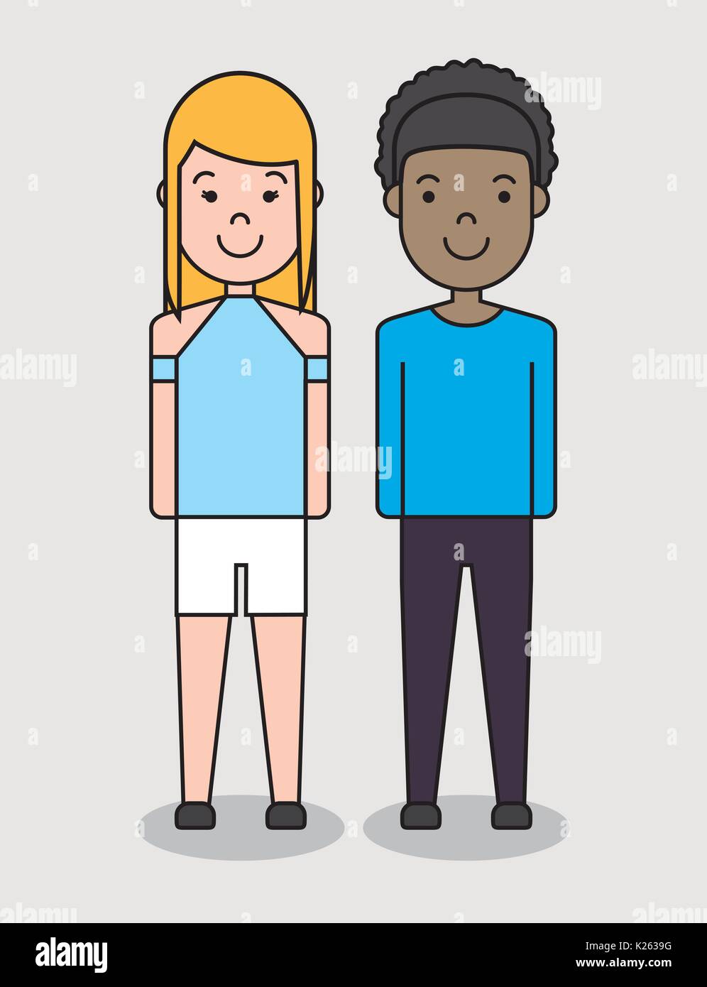 cartoon young people icon Stock Vector Image & Art - Alamy