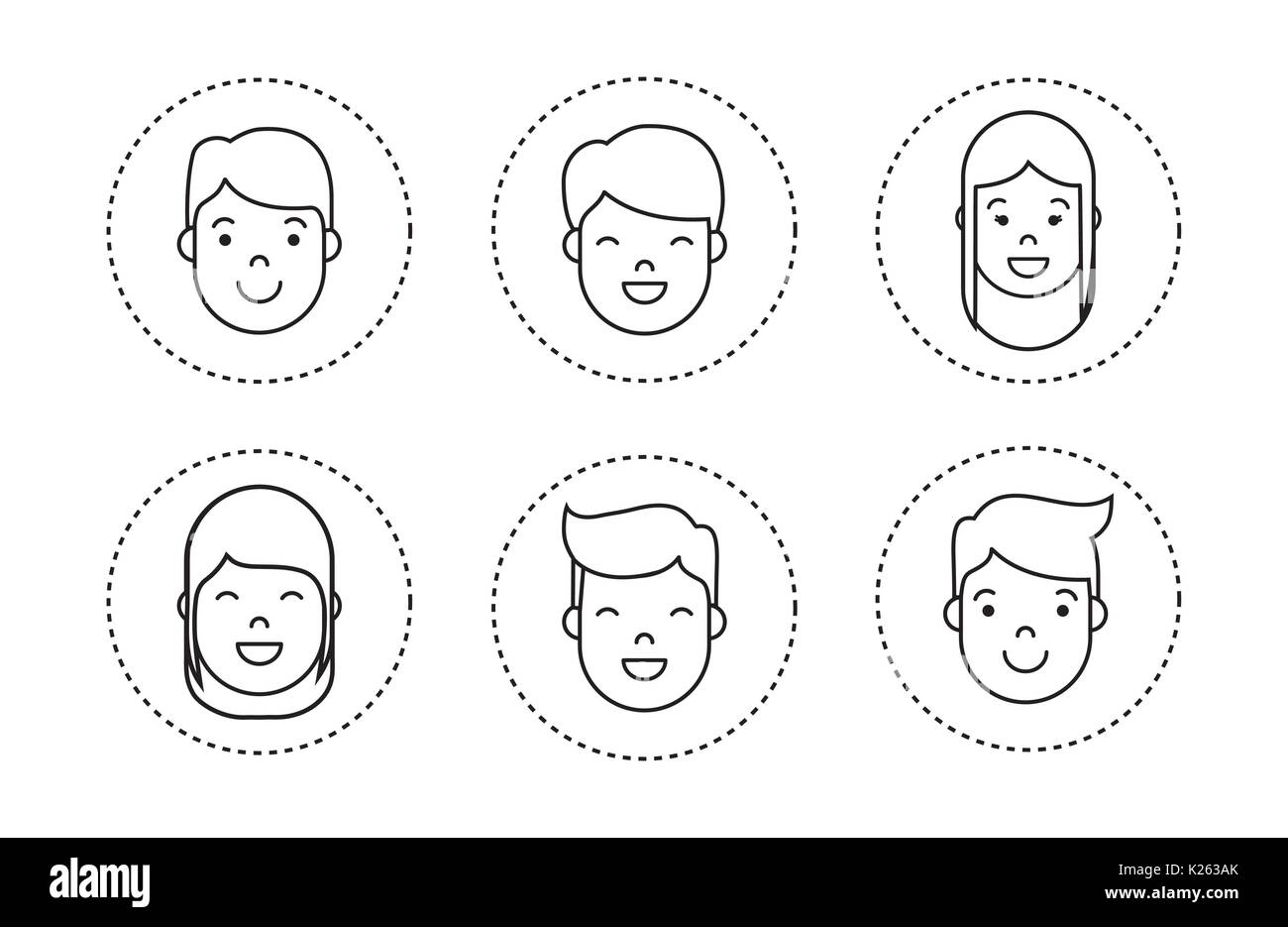 people faces icon Stock Vector Image & Art - Alamy