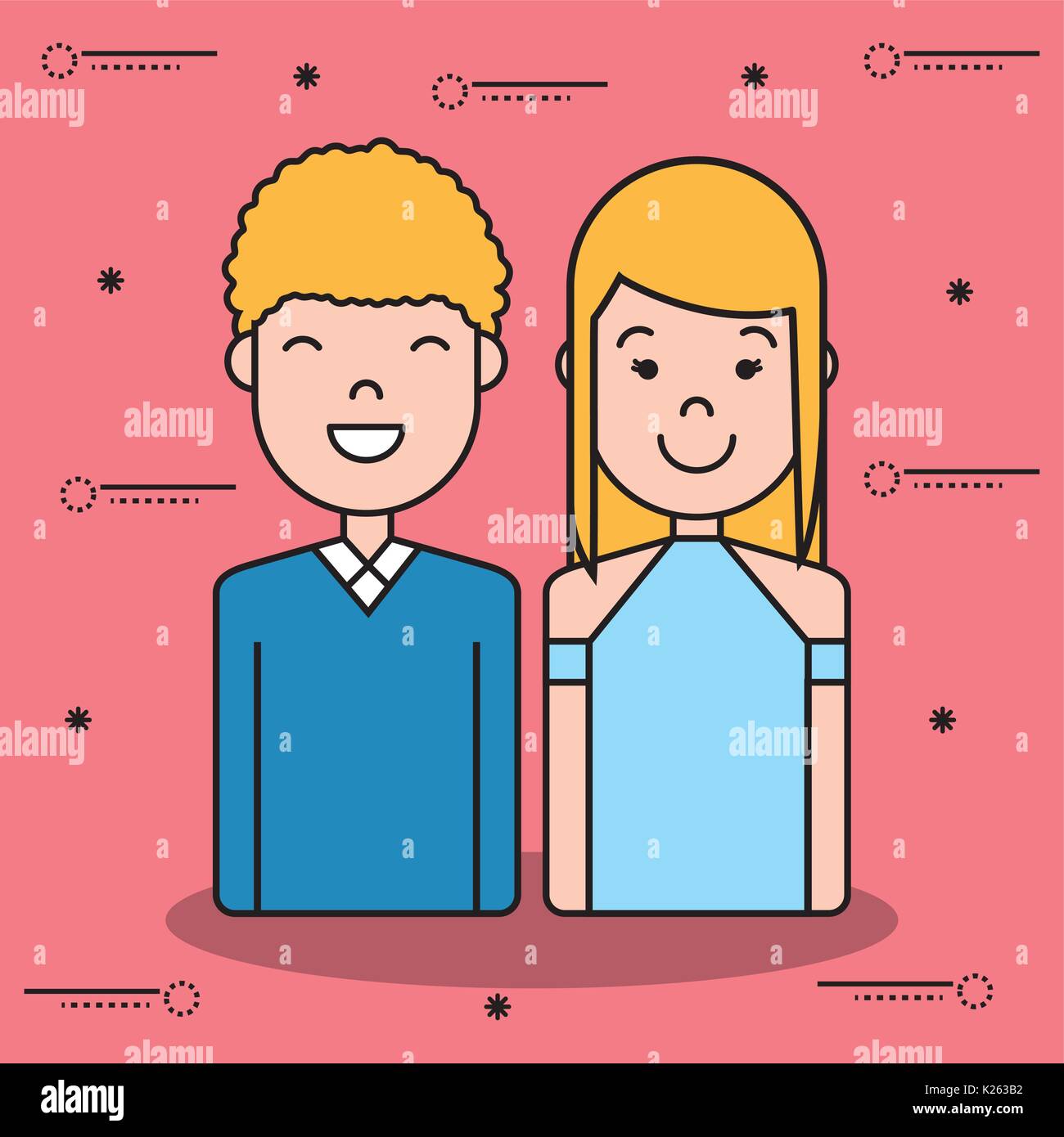 cartoon young people icon Stock Vector Image & Art - Alamy