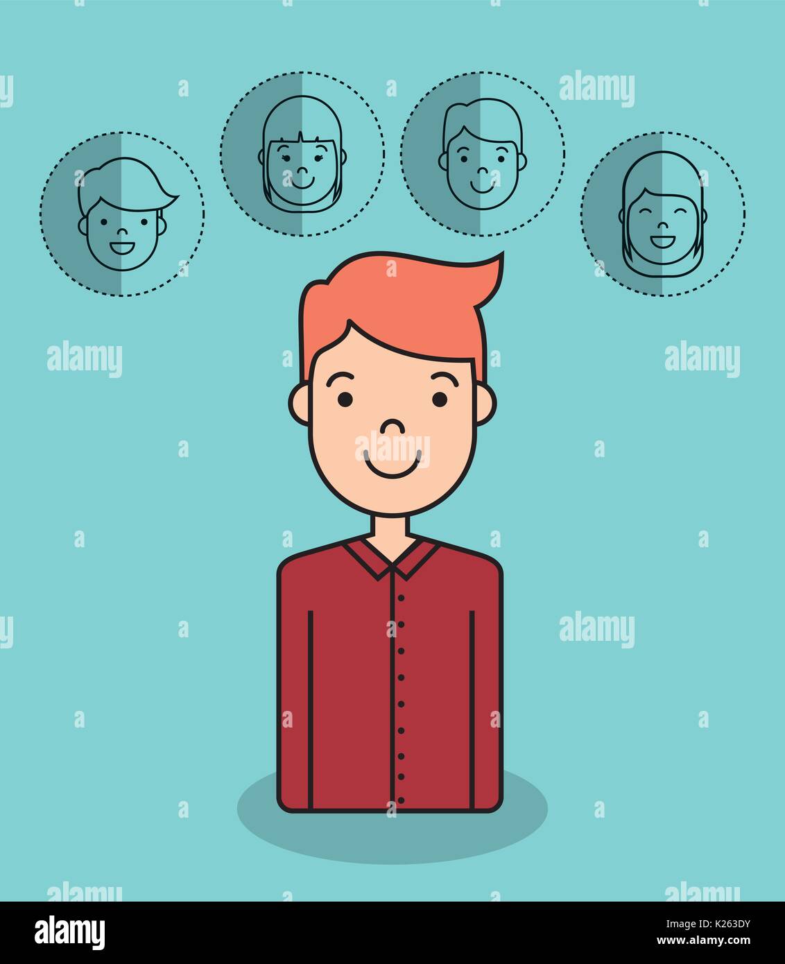 young man icon Stock Vector Image & Art - Alamy