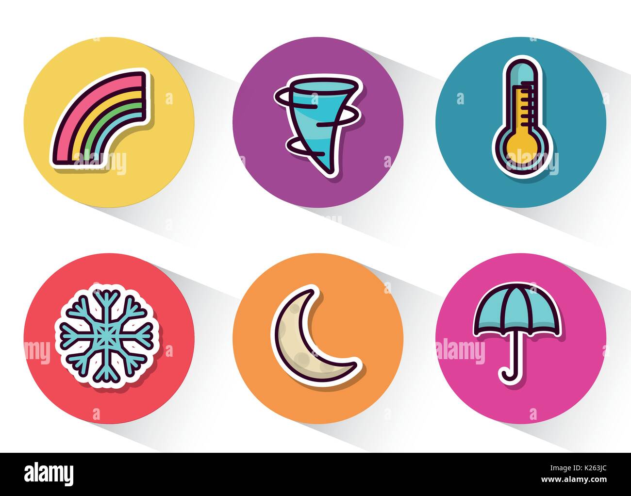 weather related icons Stock Vector Image & Art - Alamy