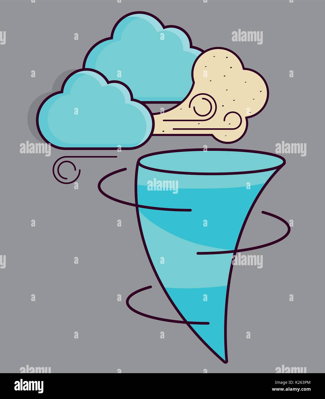 Tornado weather report Stock Vector Images - Alamy