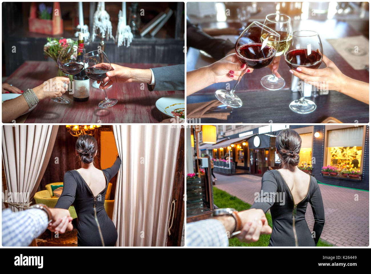 Woman pulling hand boyfriend hi-res stock photography and images - Alamy