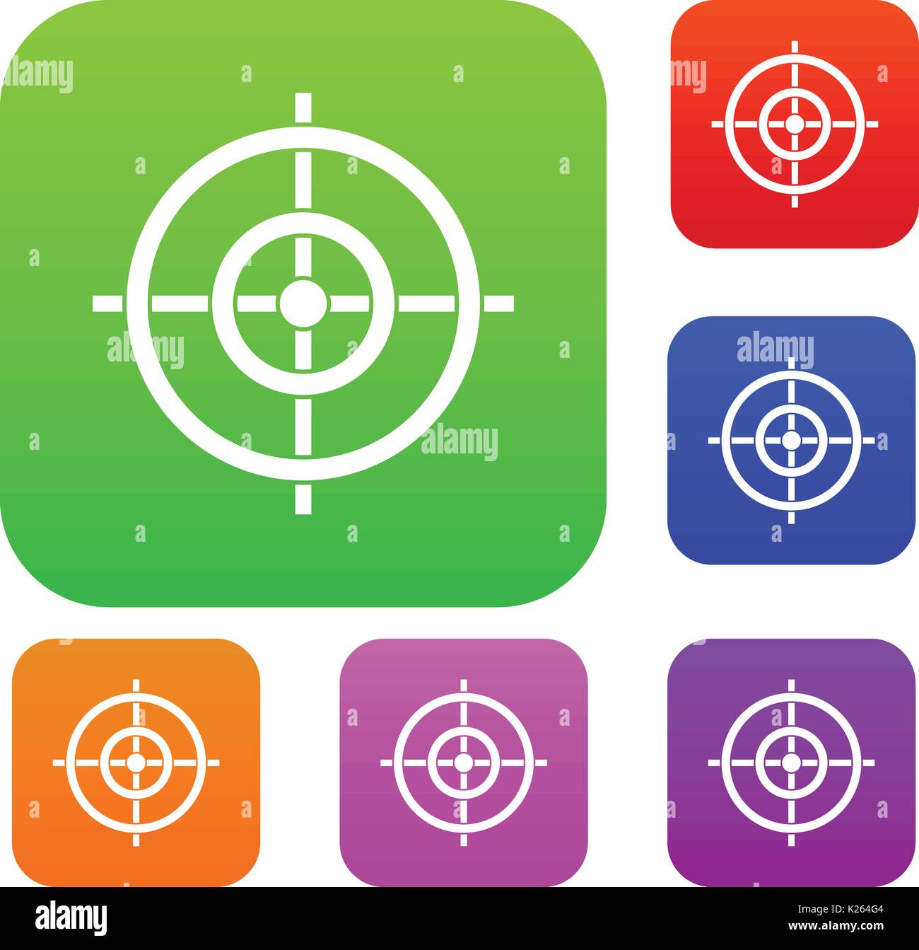 Target set collection Stock Vector Image & Art - Alamy