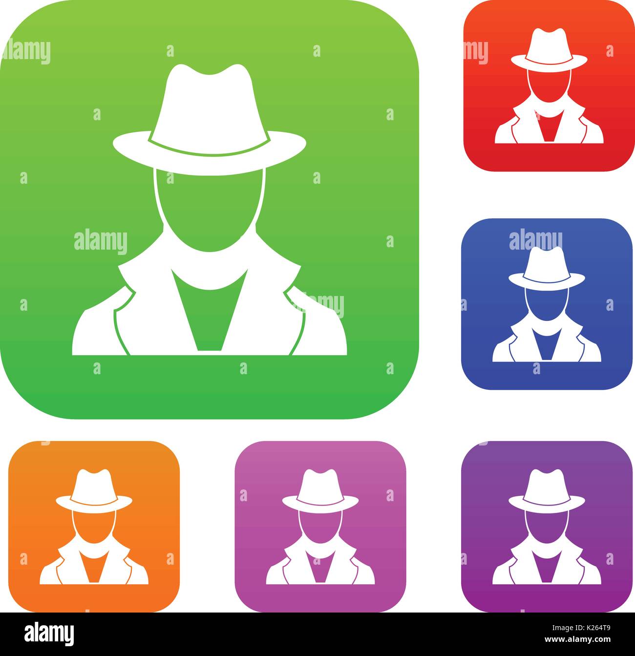 Spy set collection Stock Vector Image & Art - Alamy