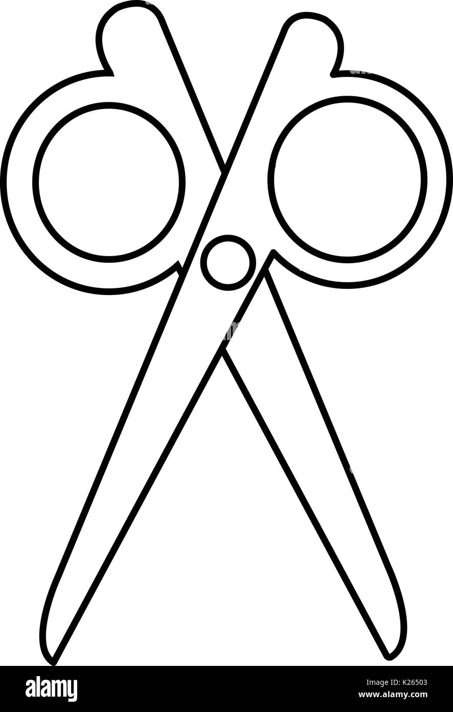 Scissors icon, outline line style Stock Vector Image & Art - Alamy Scissors icon, outline line style Stock Vector Image & Art - Alamy
