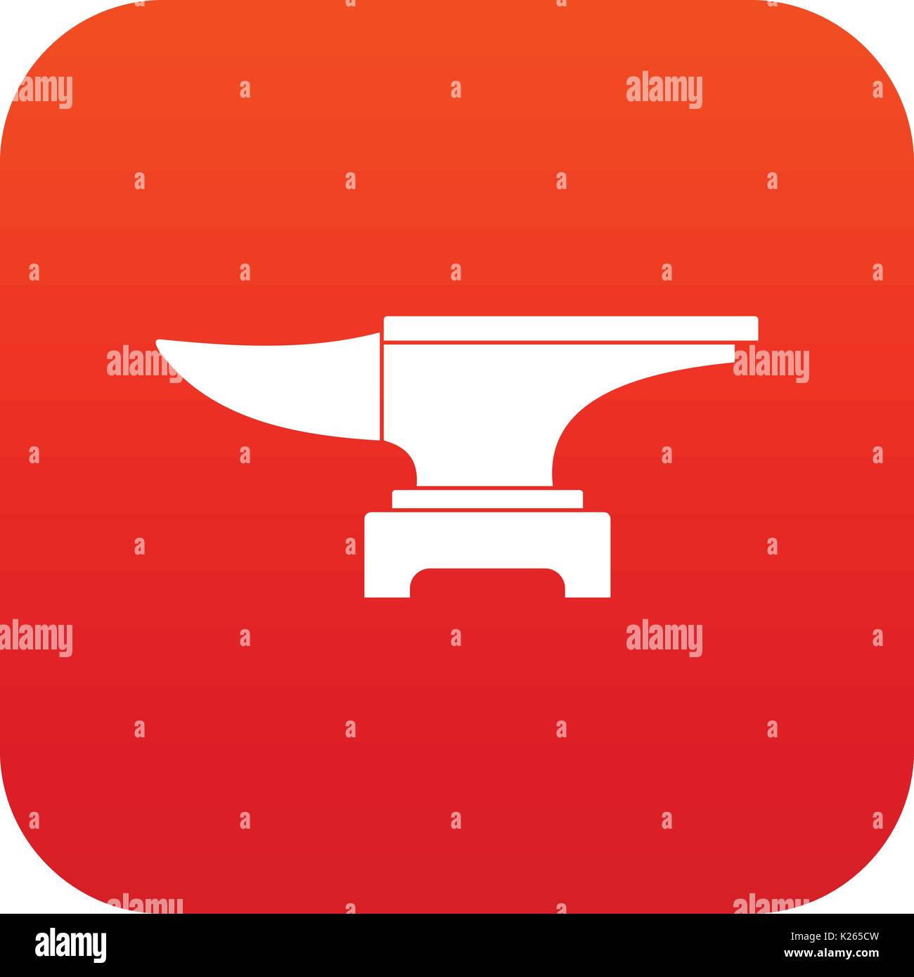 Anvil blacksmith medieval vector forge metal hi-res stock photography and images - Alamy