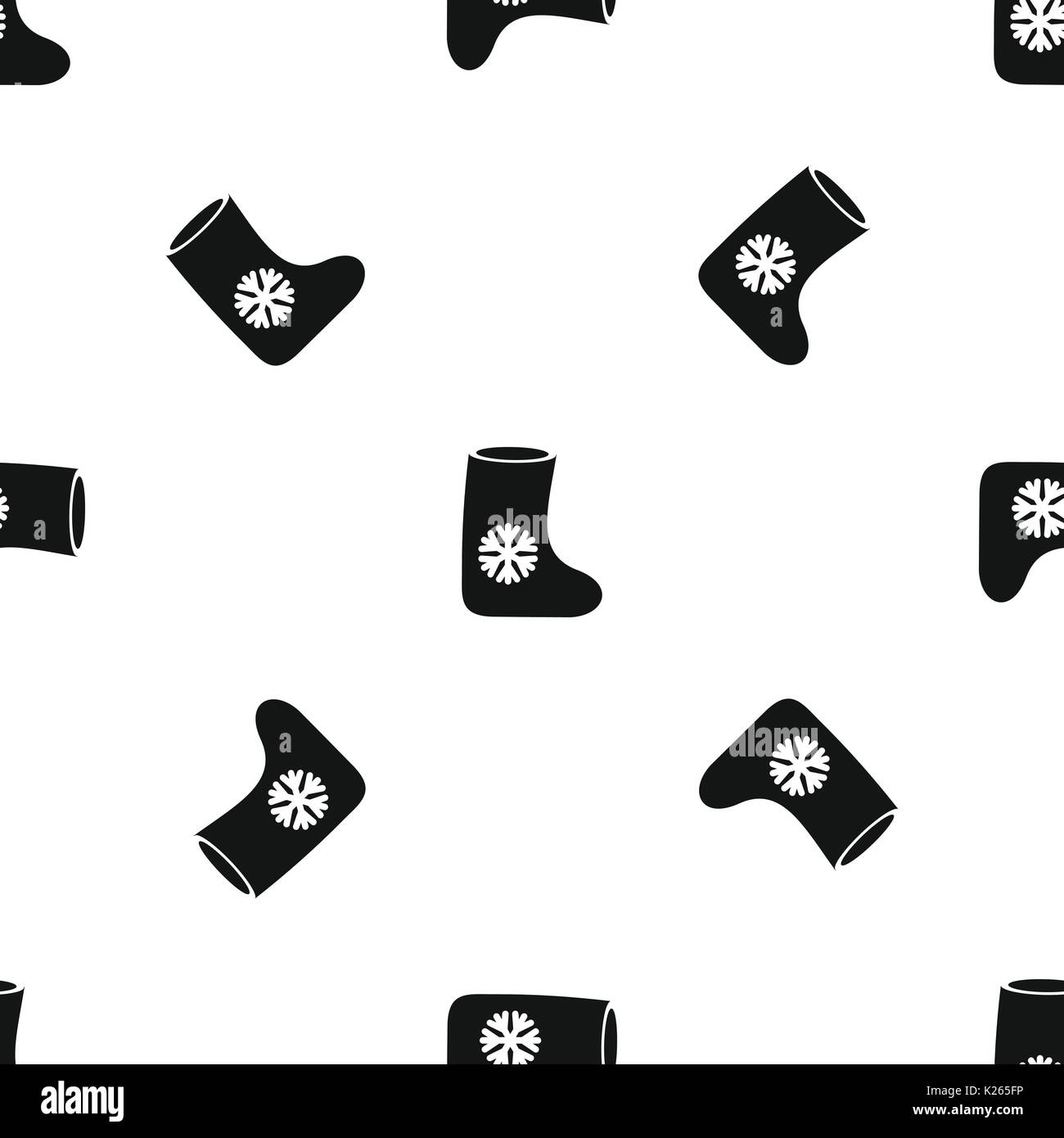 Felt boots pattern seamless black Stock Vector Image & Art - Alamy