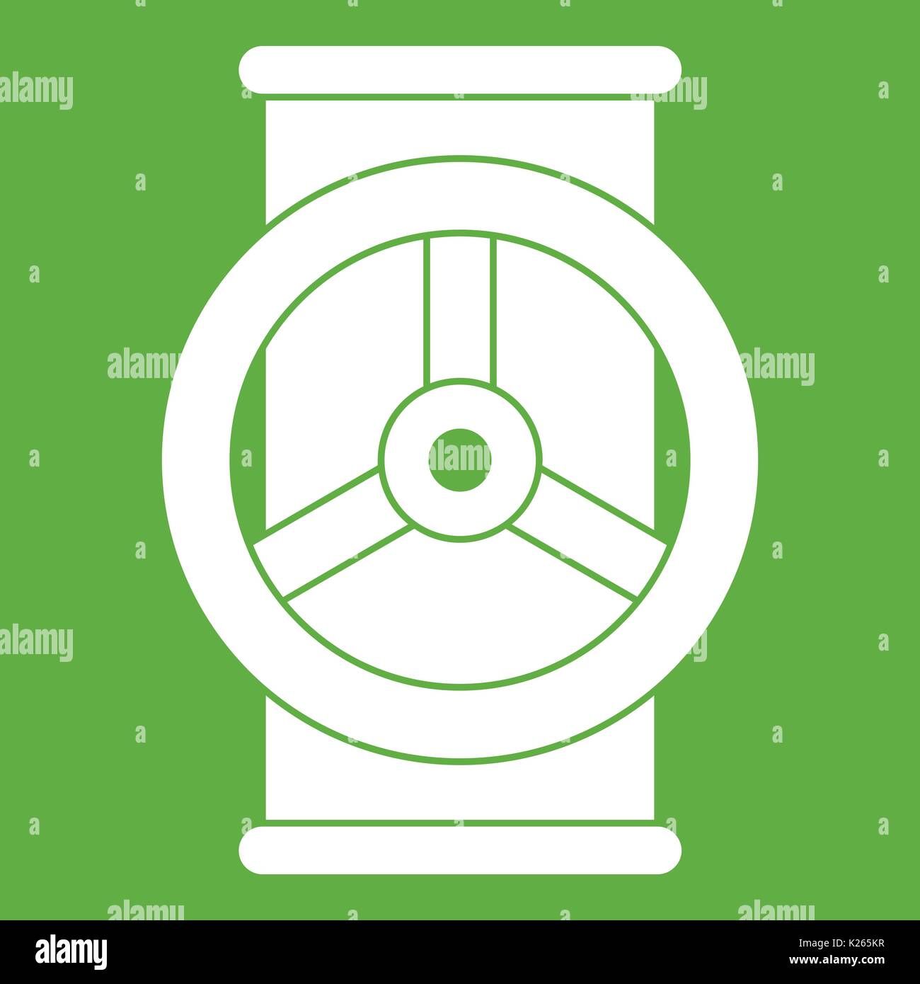 Valve icon green Stock Vector Image & Art - Alamy