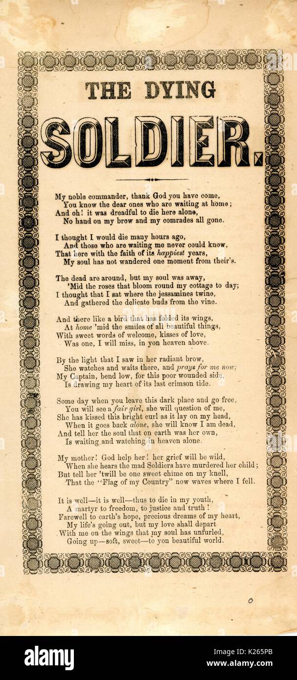 Dying soldier hi-res stock photography and images - Alamy