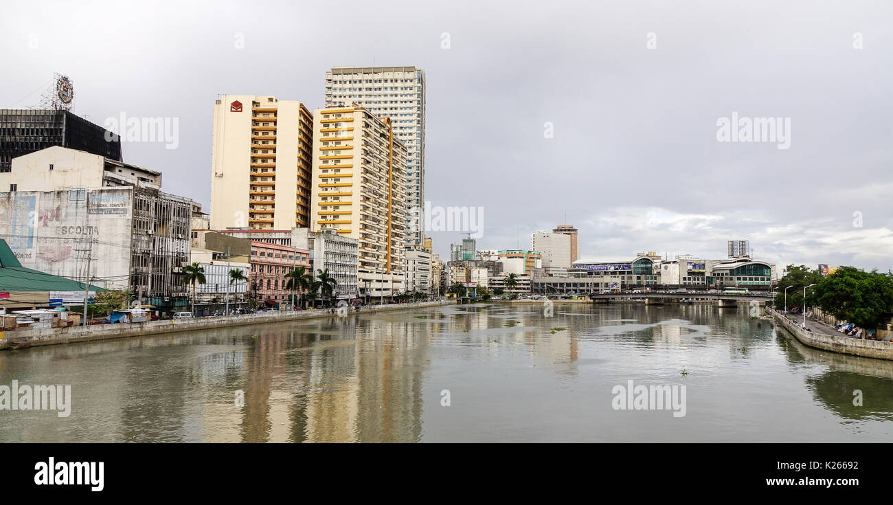 Manila, Philippines - Dec 21, 2015. Cityscape of Manila, Philippines ...