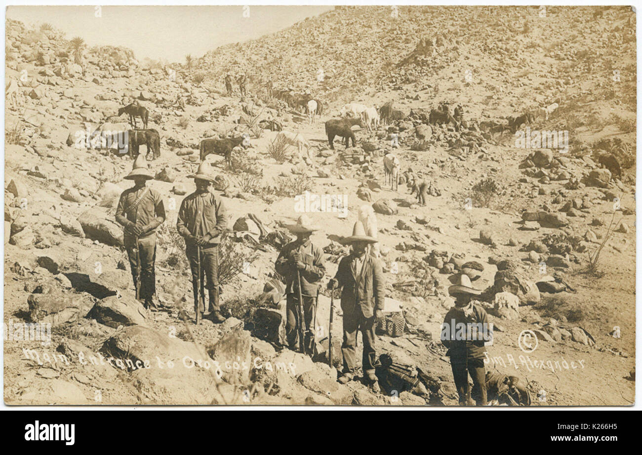 Main entrance to Orozco's Camp Stock Photo - Alamy