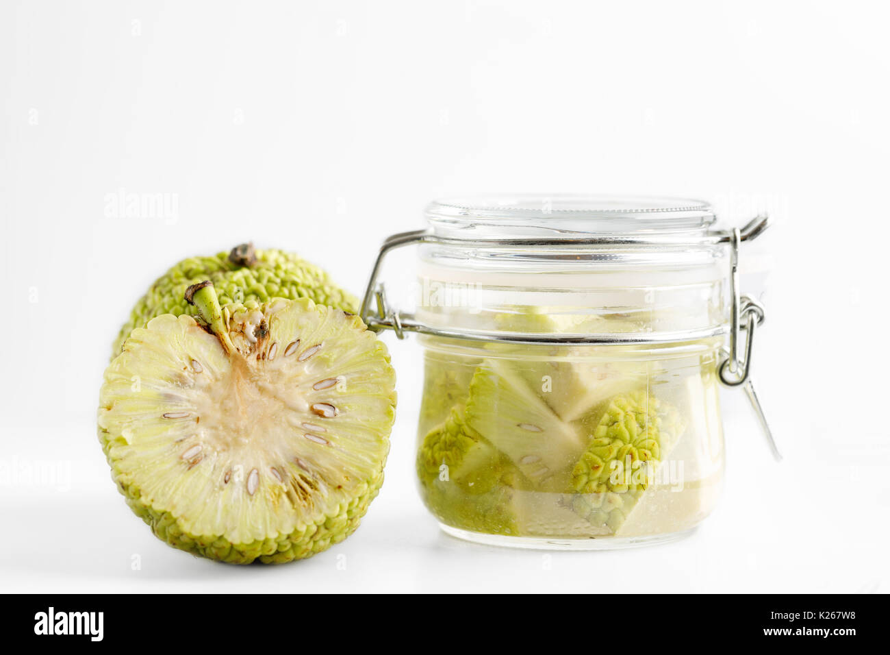 Adam's apple isolated on white background. Tincture of Adam's apple in ...