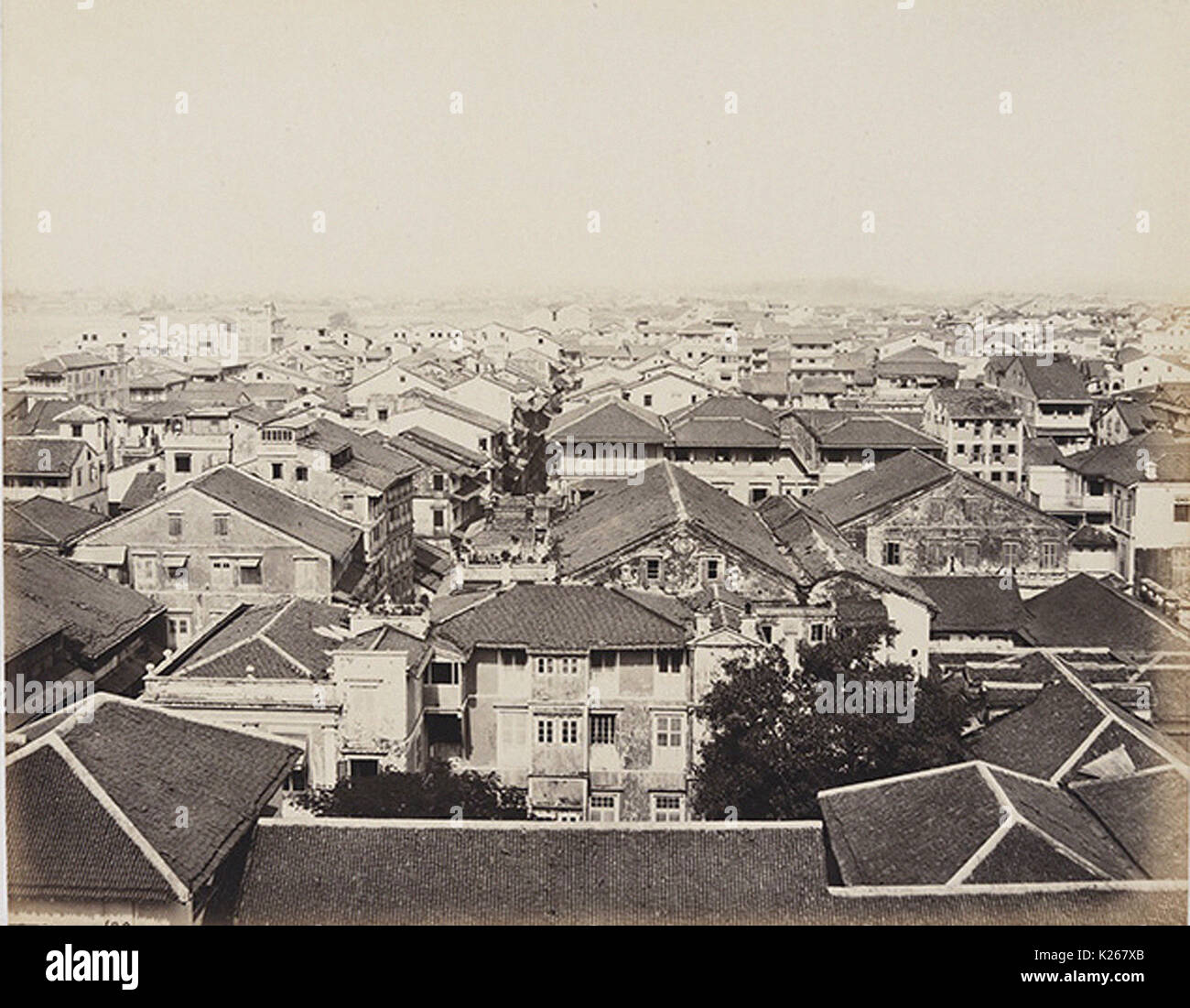 Panorama - From the Cathedral, Bombay. No. 3. The Native Town, towards ...