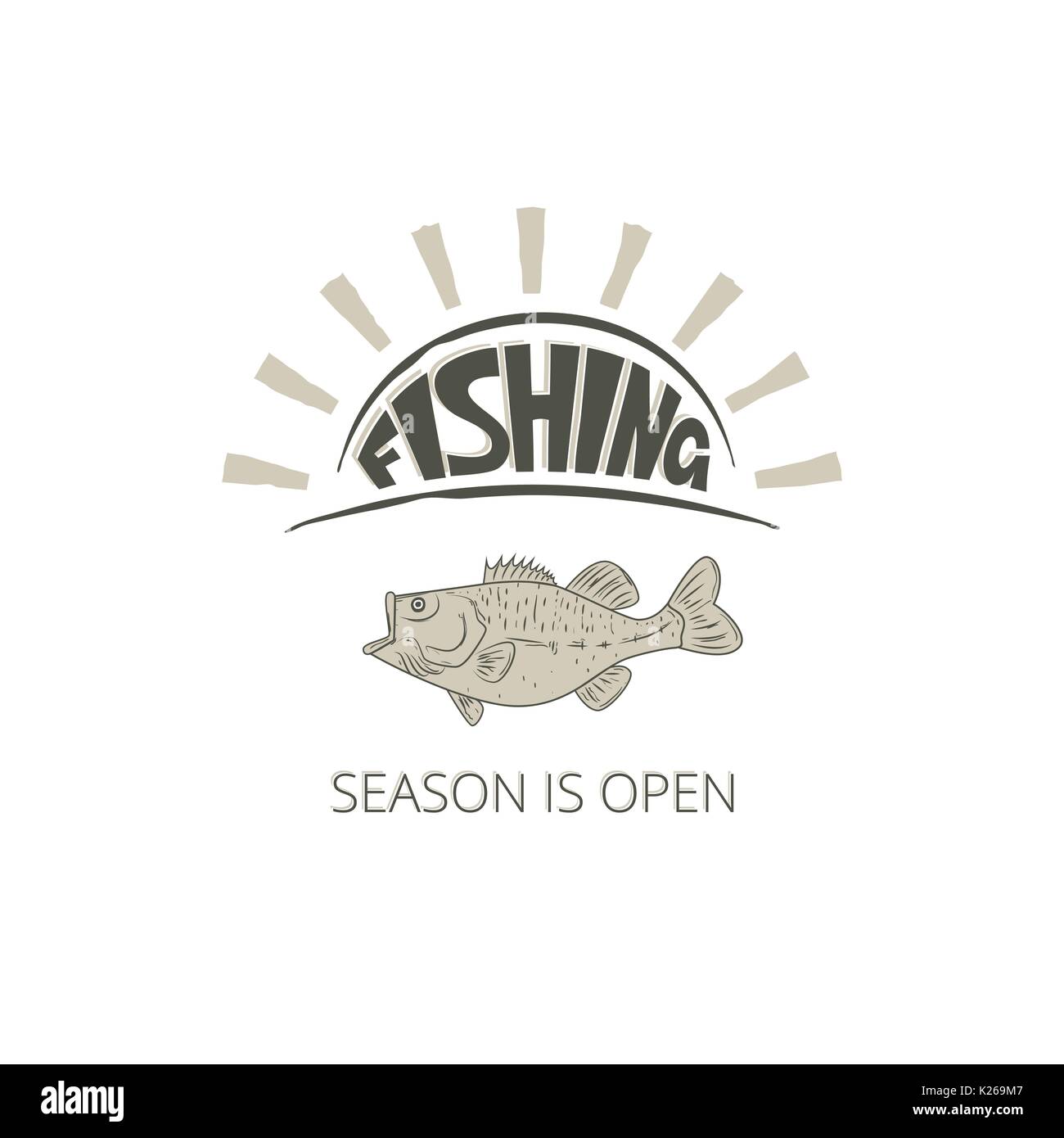 Fishing lettering . Vector Stock Vector Image & Art - Alamy