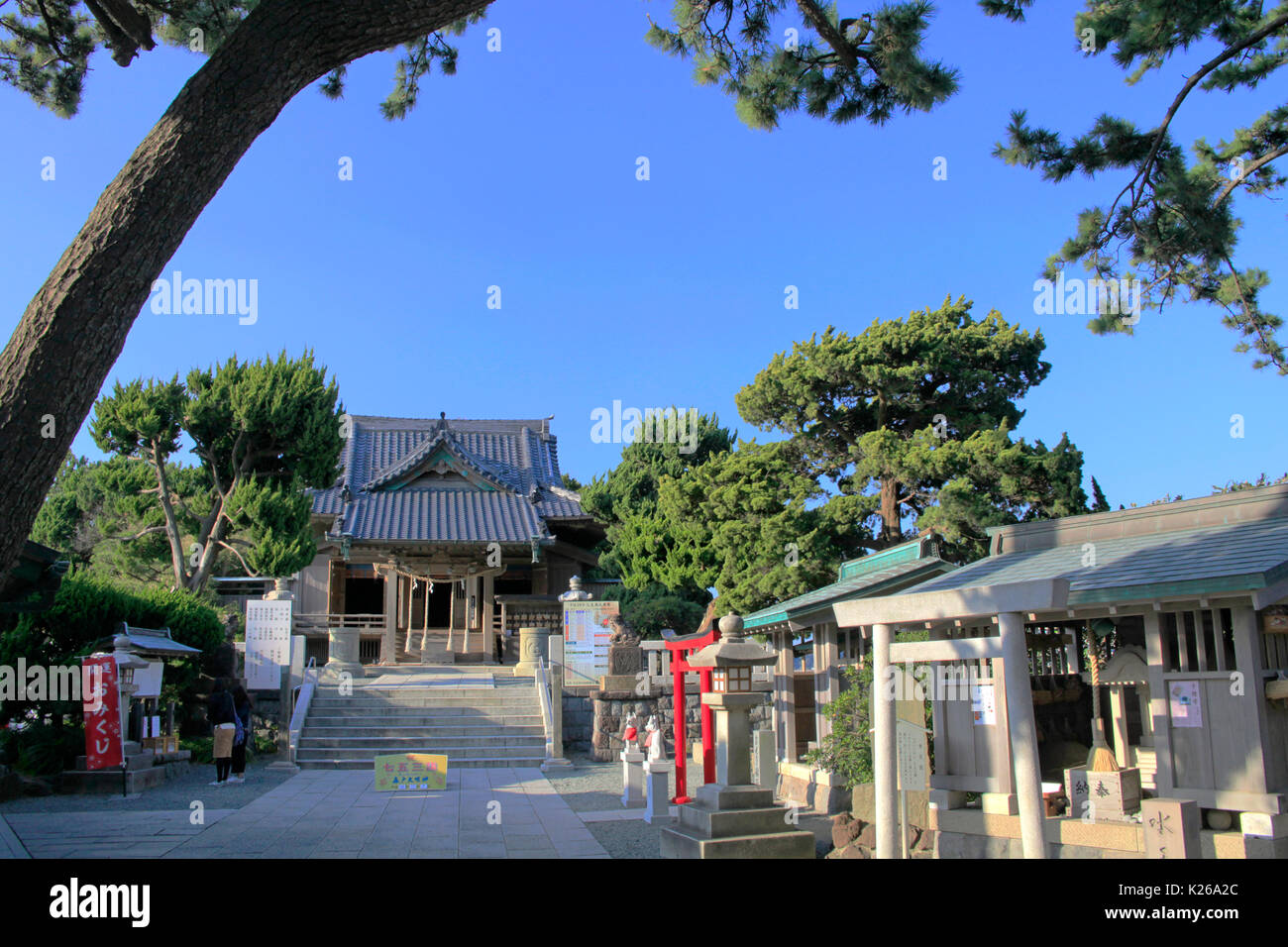 Morito Daimyojin Shinto Shrine in Hayama town Kanagawa Japan Stock ...
