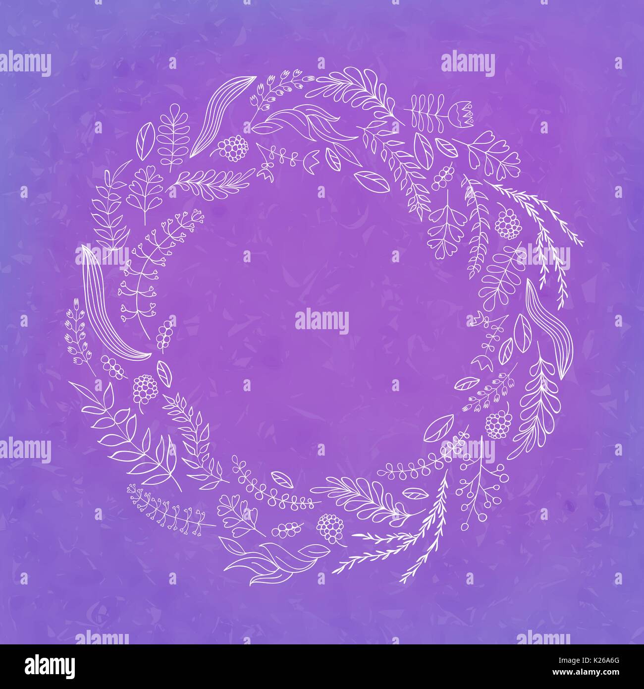 Floral wreath . Vector Stock Vector Image & Art - Alamy