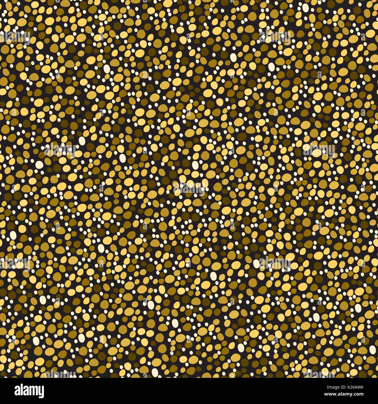 Abstract seamless background with golden dots . Vector Stock Vector ...