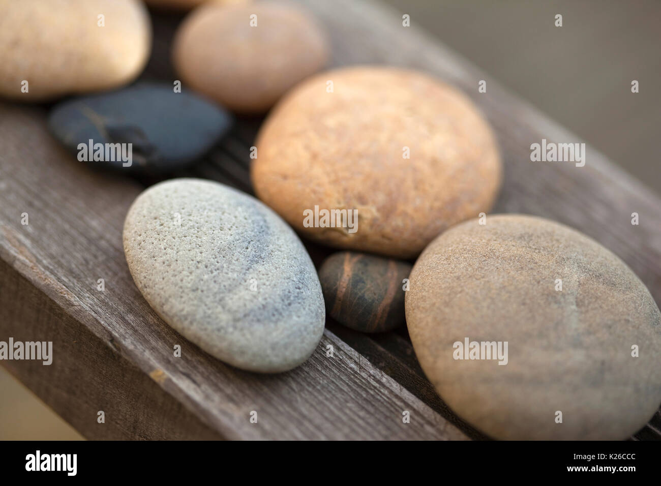 Close up of decorative pebbles inside a spa Stock Photo - Alamy