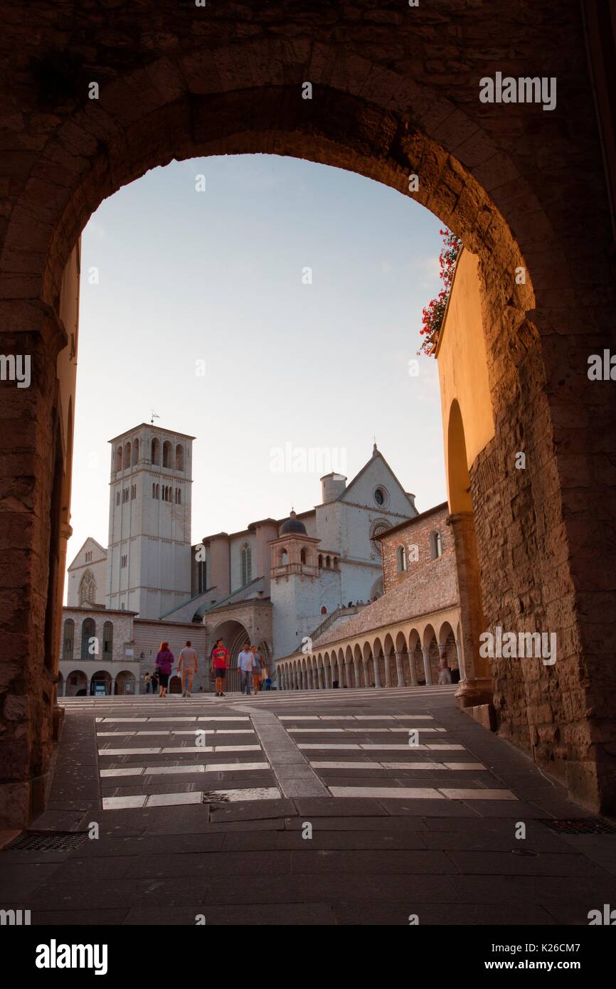 Europe,Italy,Umbria, Perugia district, Assisi Lower Basilica of Saint ...