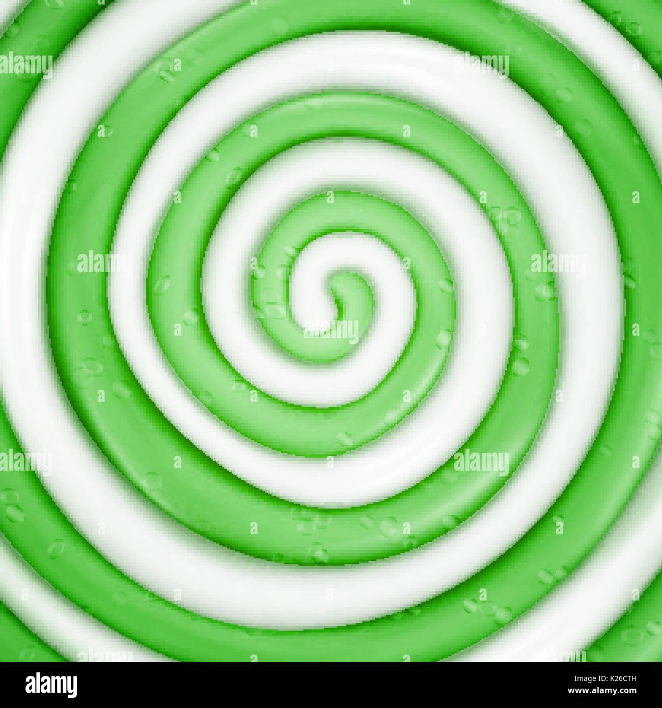 Lollipop Vector Background. Green Sweet Candy Round Swirl Illustration ...