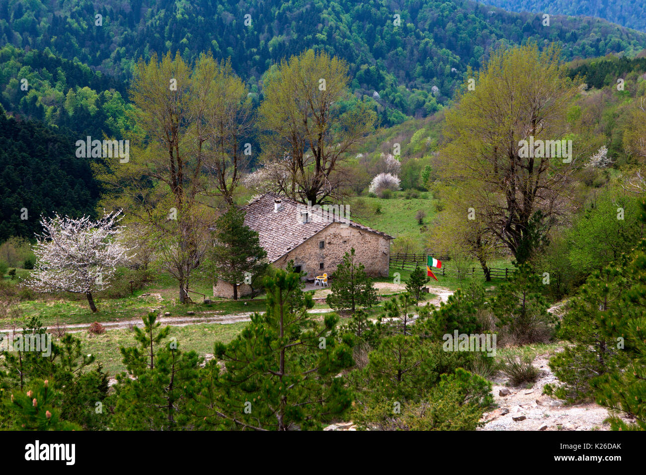 Tuscan emilian apennines the nature reserve in italy hi-res stock ...