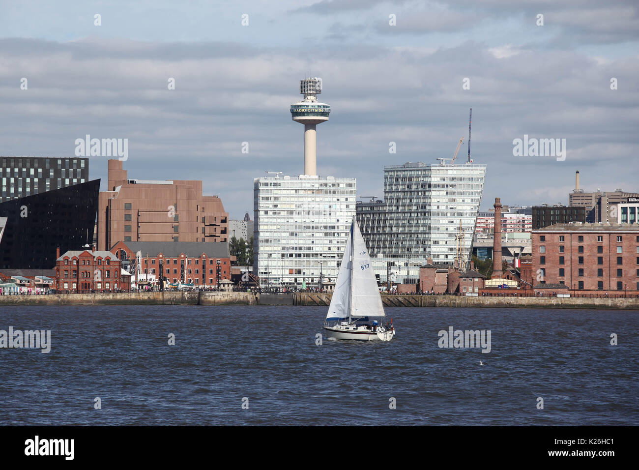Landscape Of Liverpool Stock Photo - Alamy