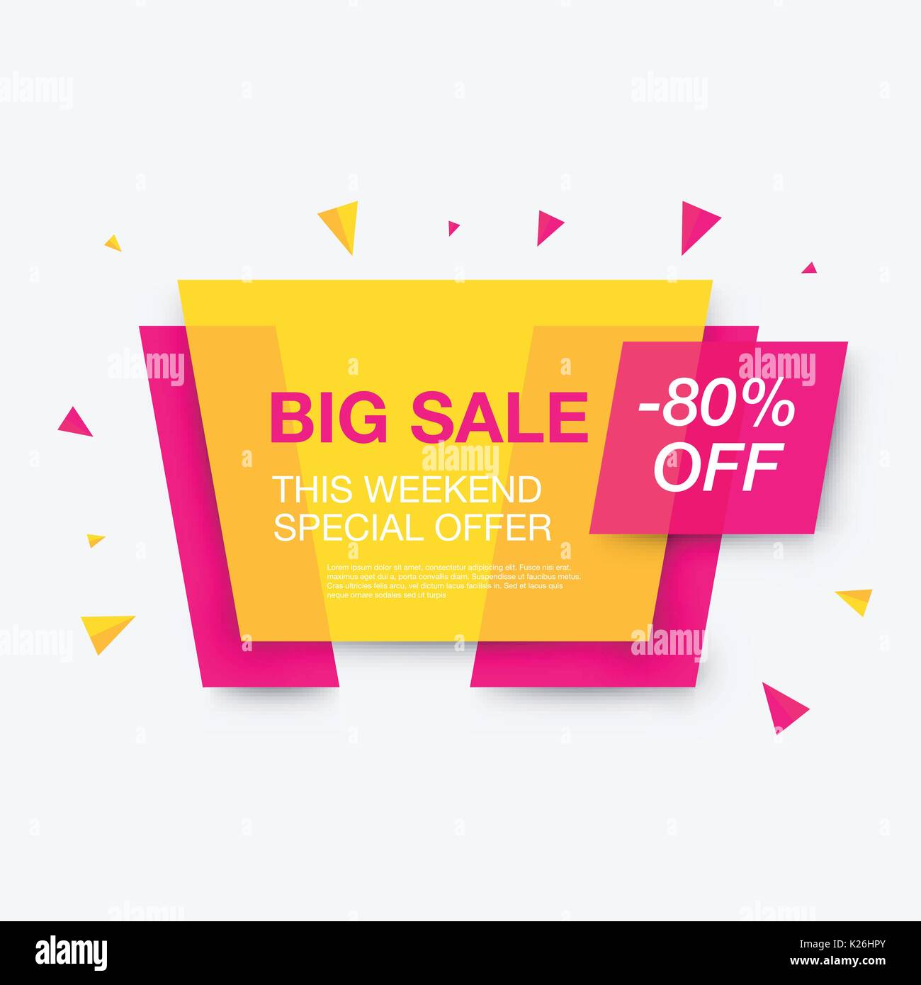 Weekend sale banner, special offer Stock Vector Image & Art - Alamy