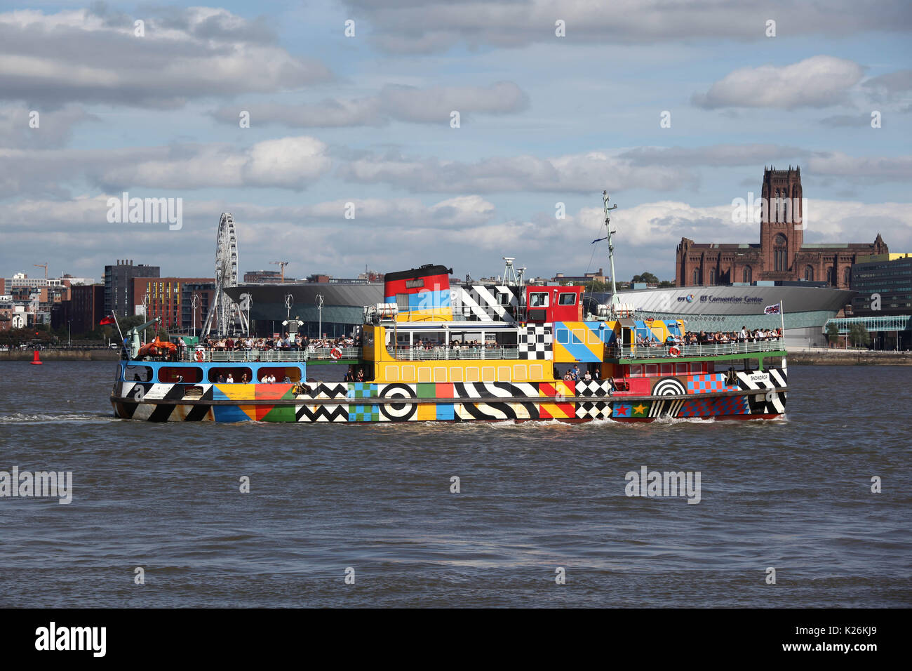 Ferry Across the Mersey Stock Photo - Alamy