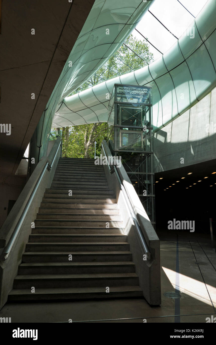 Hungerburg funicular station, Innsbruck, Austria Stock Photo - Alamy