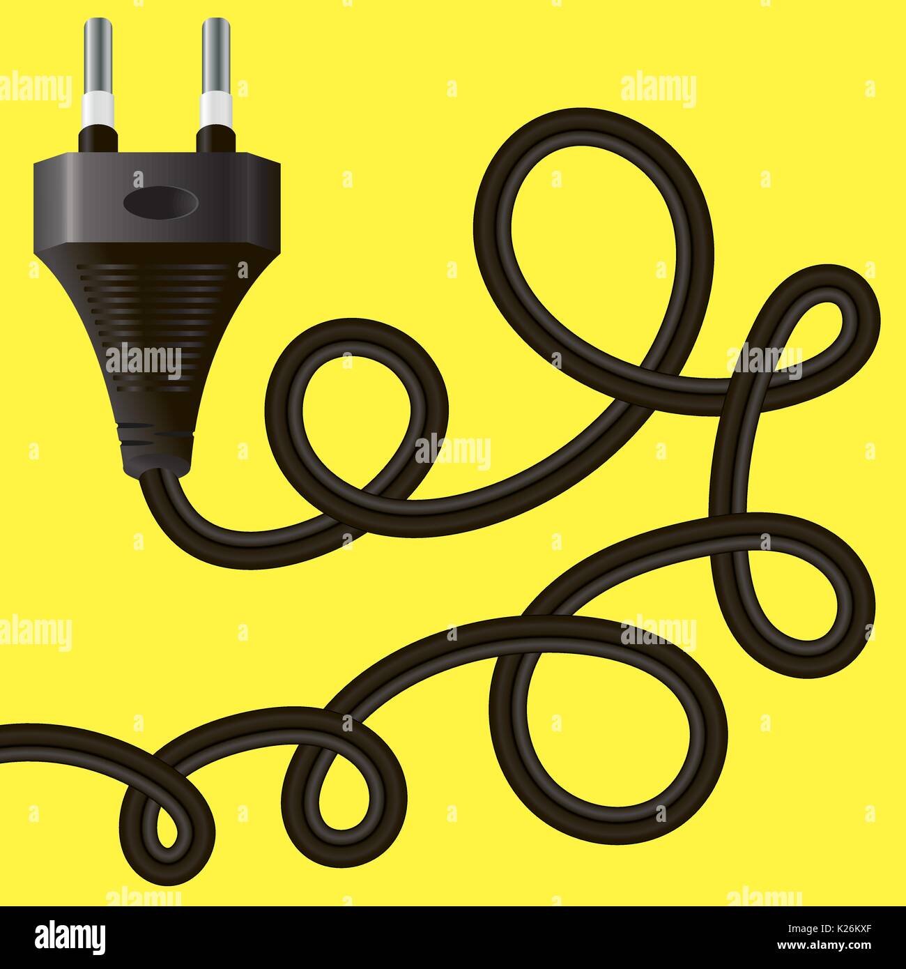 Pin plug Stock Vector Images - Alamy