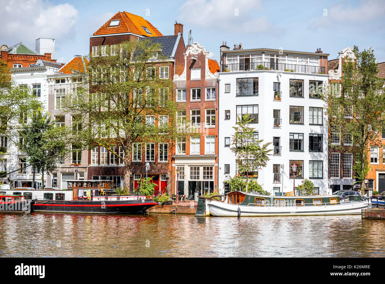 Amsterdam cityscape view Stock Photo - Alamy