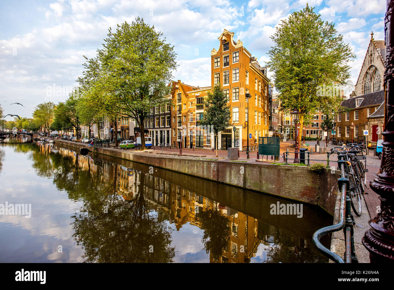 Amsterdam cityscape view Stock Photo - Alamy