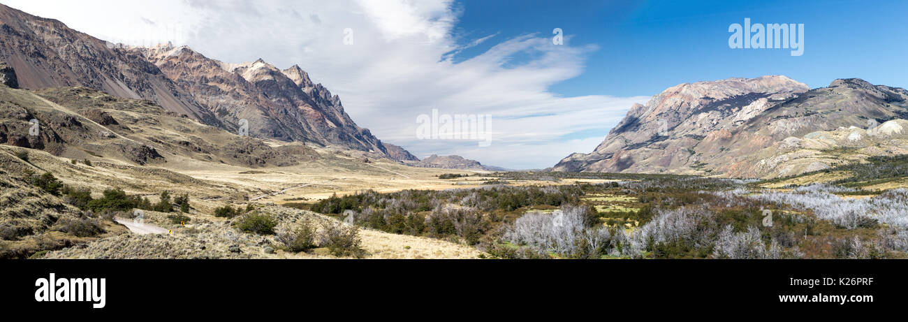 Vista Valle Chacabuco Patagonia Park Chile Stock Photo - Alamy