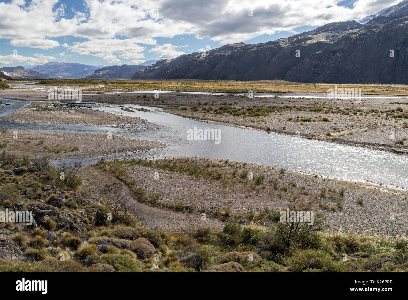 Vista Valle Chacabuco Patagonia Park Chile Stock Photo - Alamy