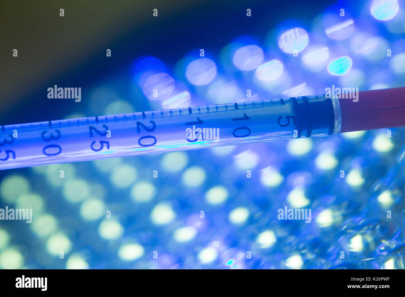 Medical needle injection for diabetic insulin and vaccine injections on ...