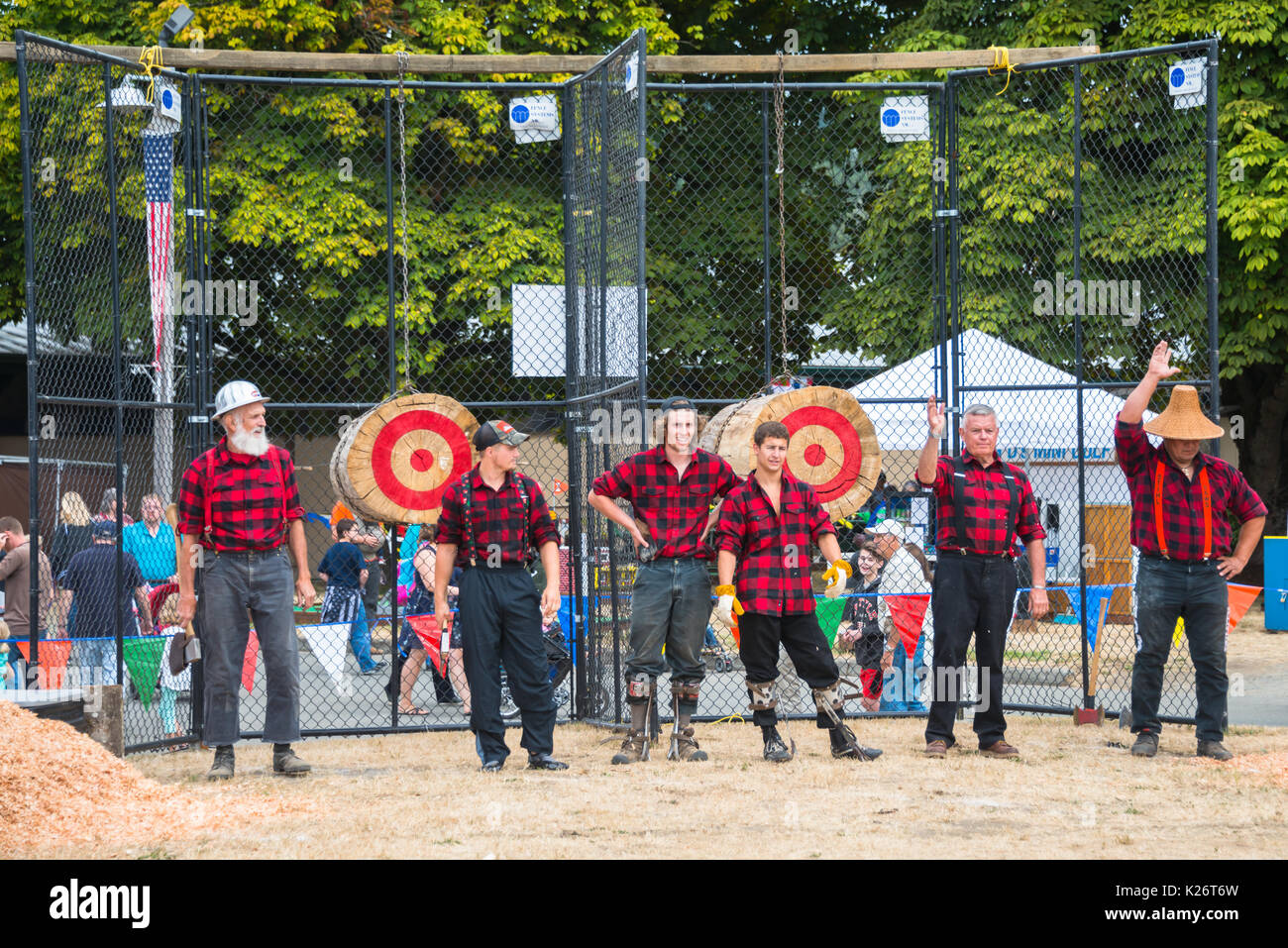 Timber Cutters Lumberjack Skills Demonstration Evergreen State Fair ...