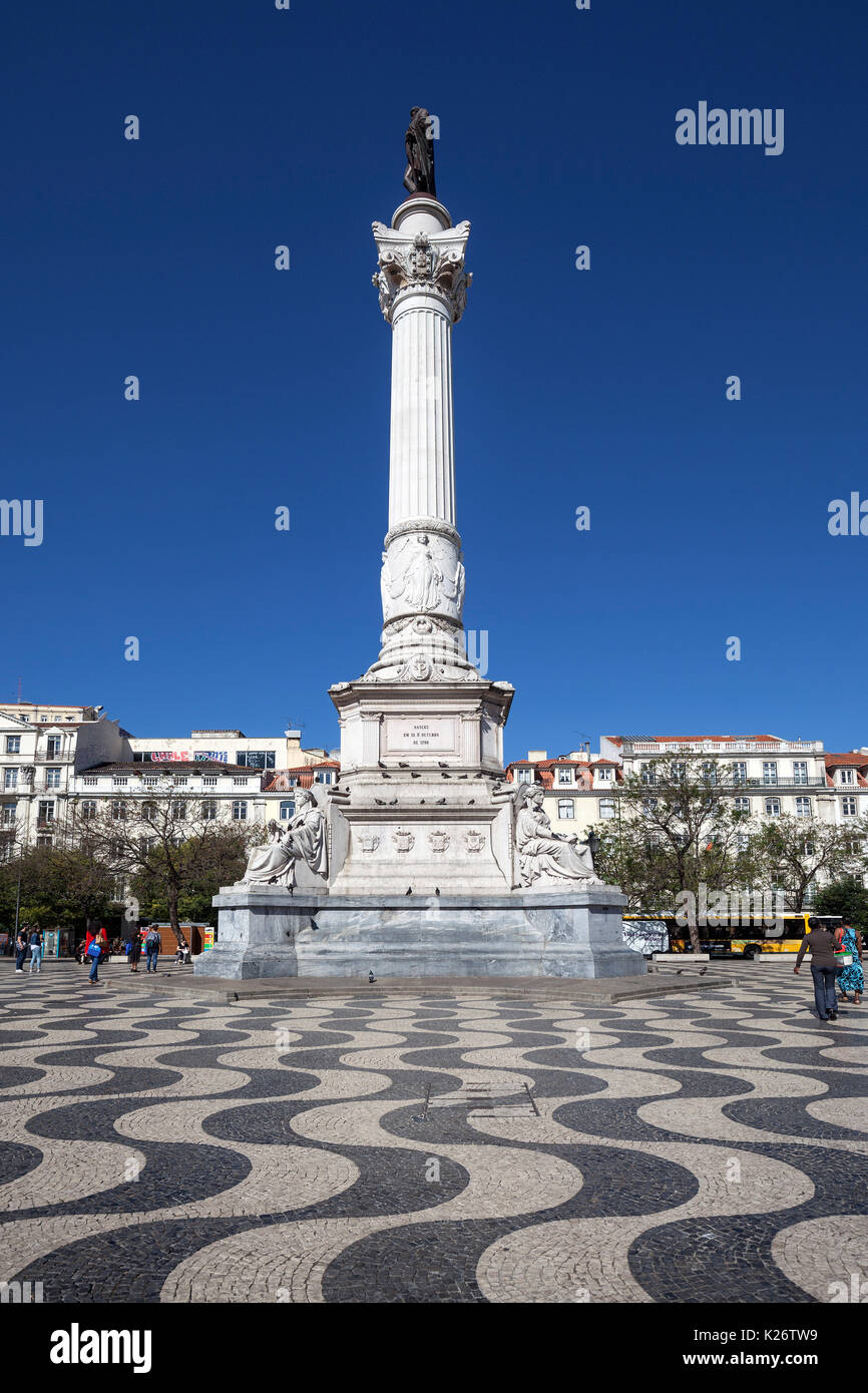 Rossio square lisbon hi-res stock photography and images - Alamy