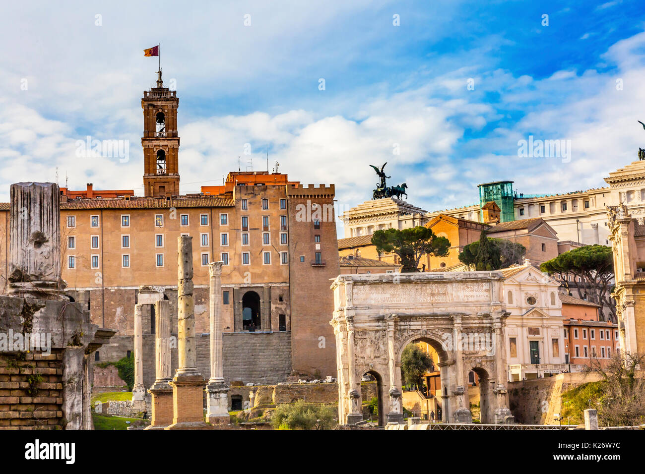 Capatoline hill hi-res stock photography and images - Alamy