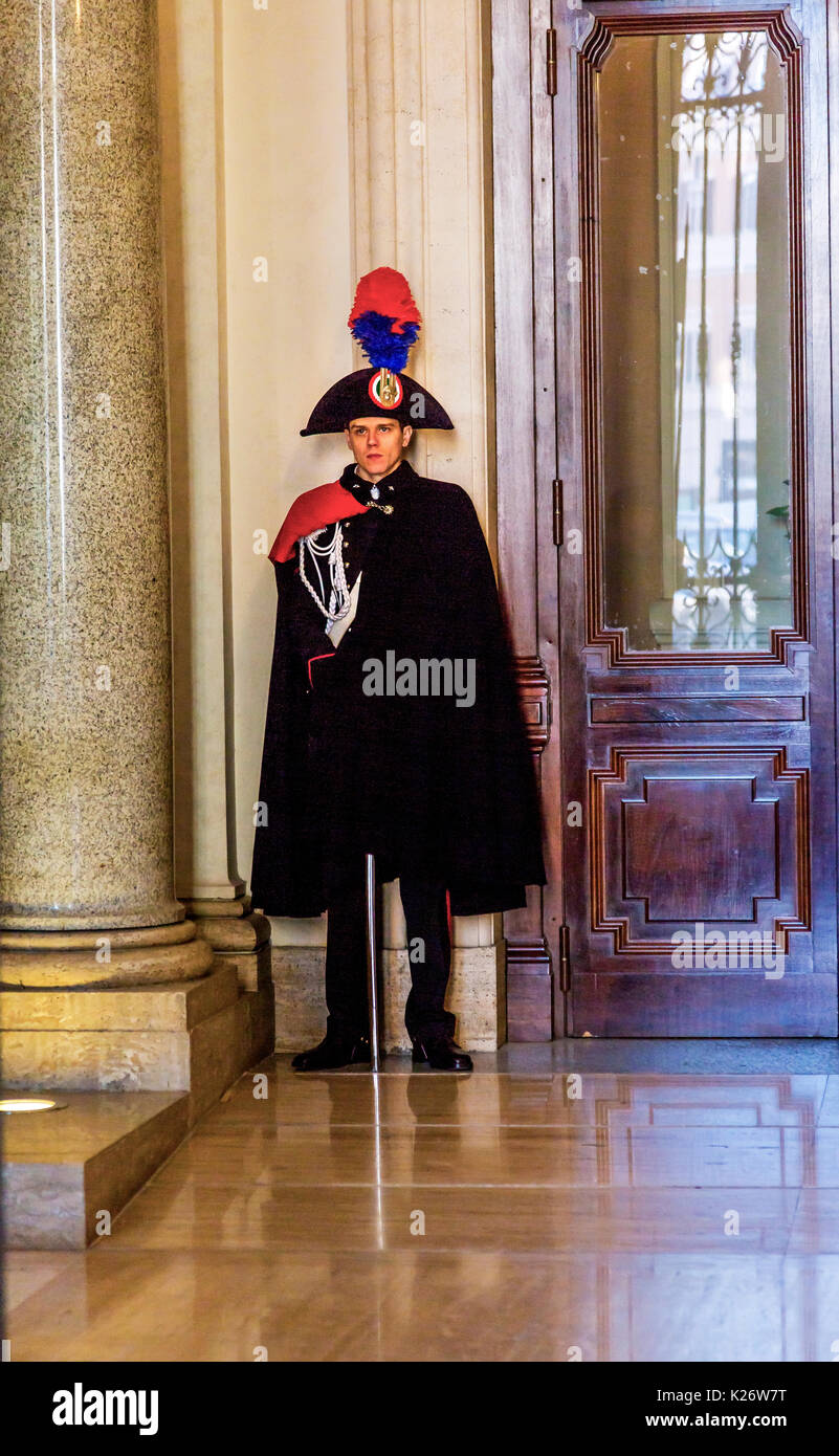 Itallian Officer Ornate Uniforms Madama Palace Italian Senate ...