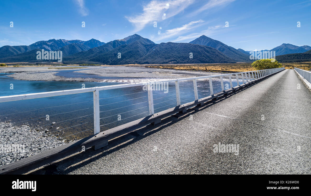 Mt. Whitebridge, Waimakairi River, Arthur's Pass National Park ...