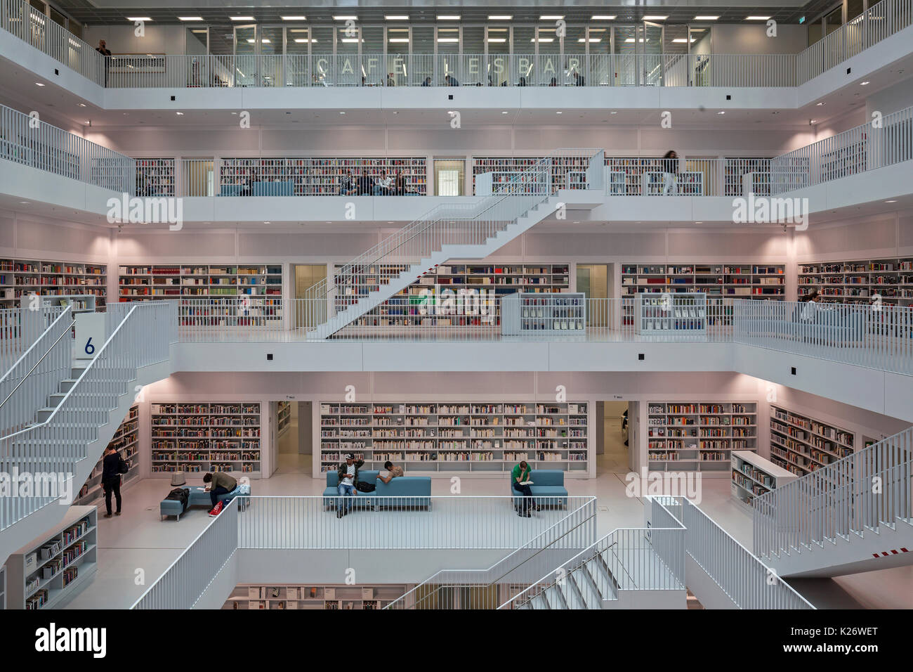 Stuttgart public reading hi-res stock photography and images - Alamy