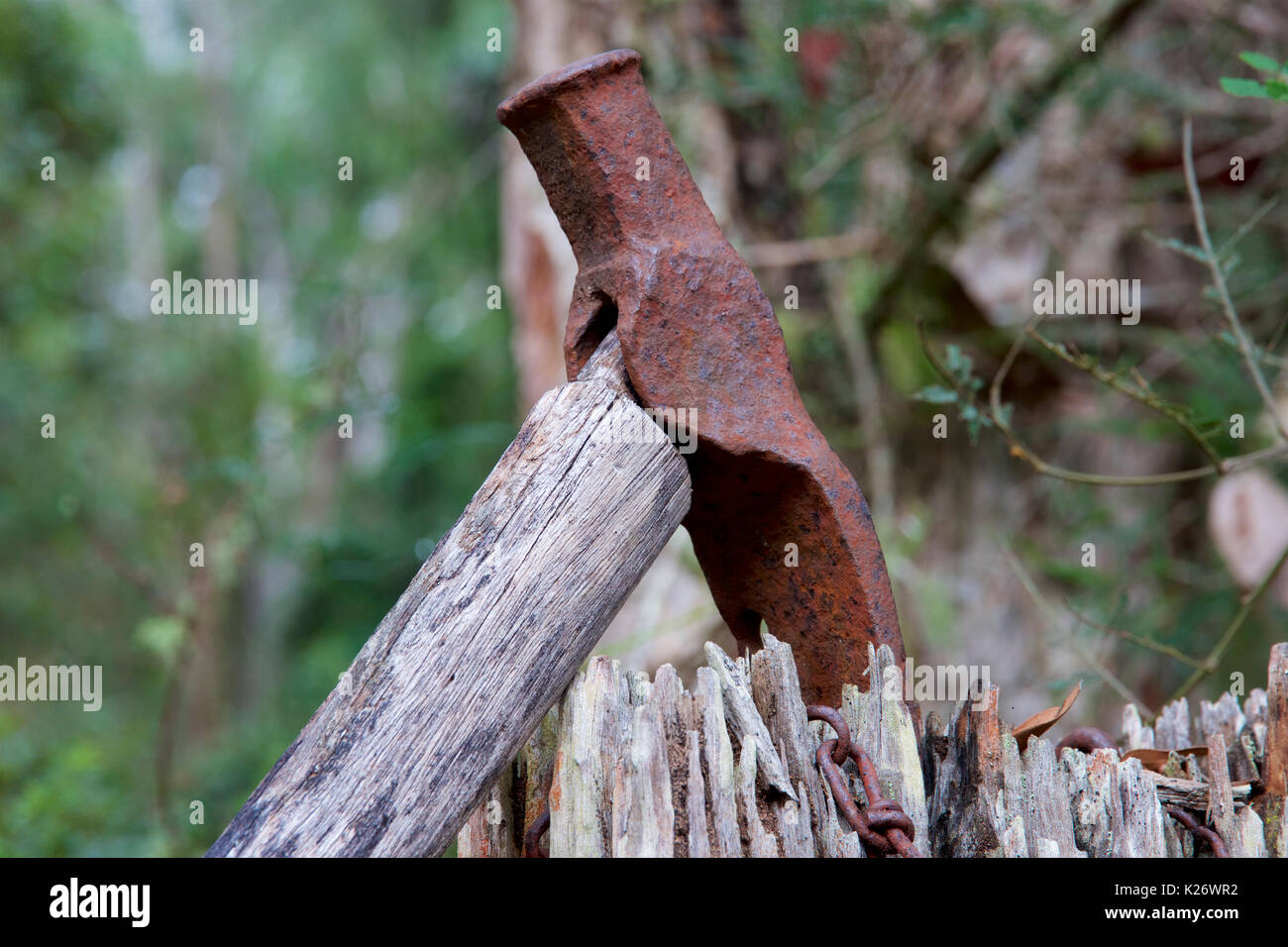 Wooden pickaxe hi-res stock photography and images - Alamy