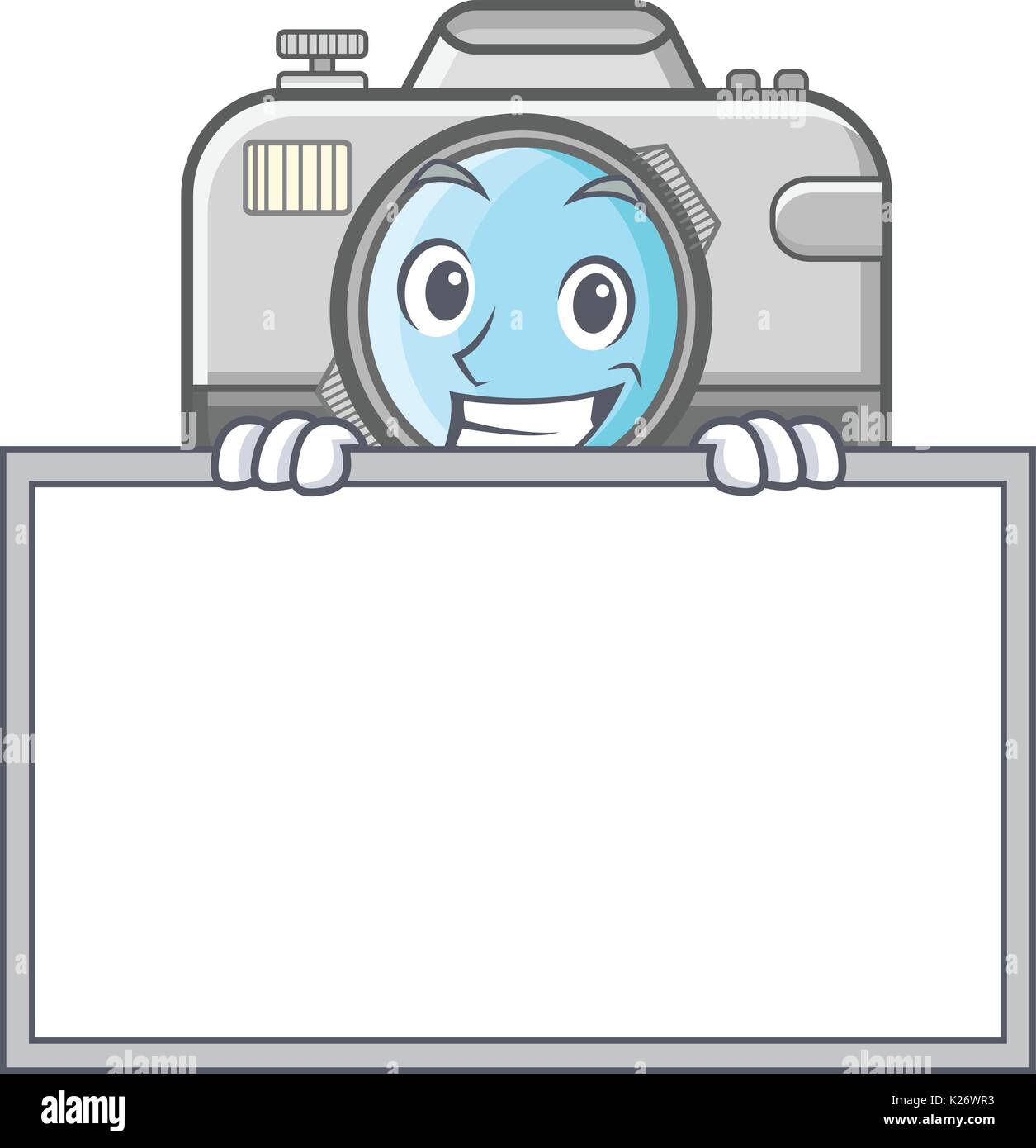 Grinning board photo camera character cartoon Stock Vector Image & Art ...