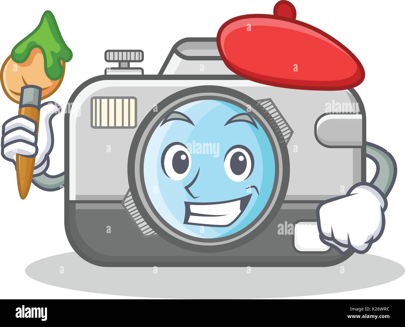 Artist photo camera character cartoon Stock Vector Image & Art - Alamy